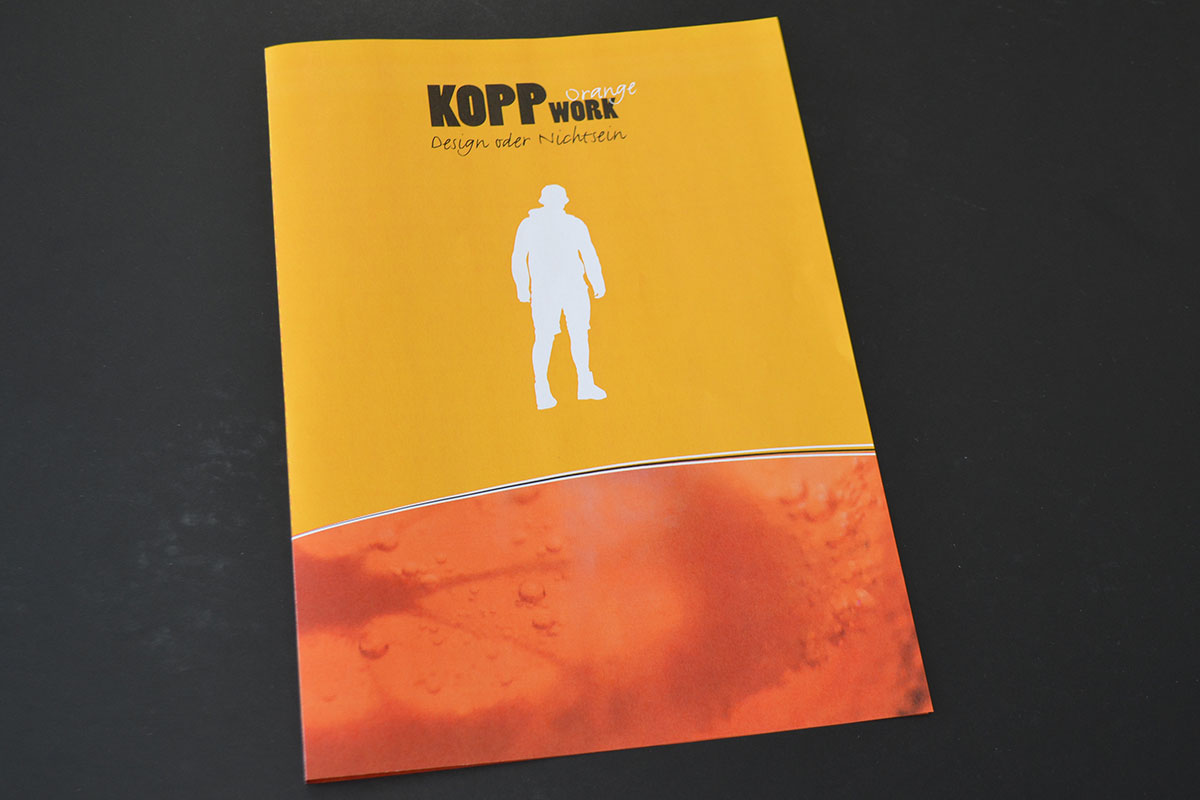 Mappen gestalten und drucken | KoppWork Orange