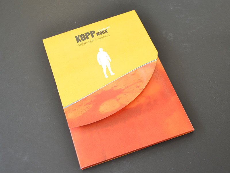 Mappen gestalten und drucken | KoppWork Orange